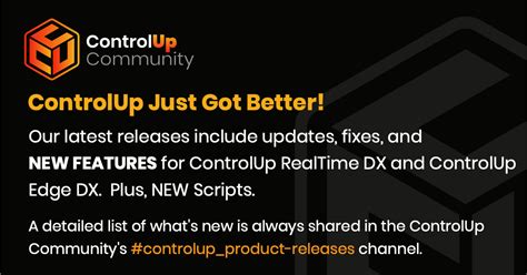 new controlup edge dx realtime dx updates