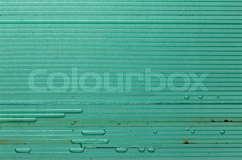 Water Bubbles Inside Plastic Tubes Of Polycarbonate Sheet Stock Image Colourbox