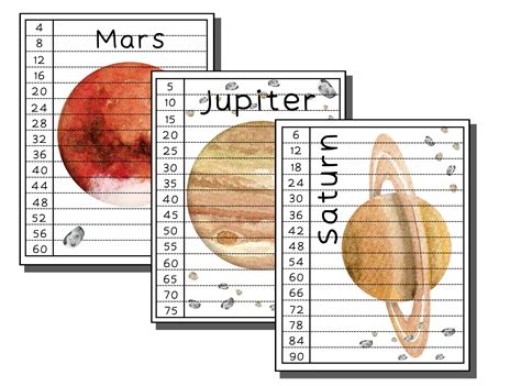 Outer Space Skip Count Puzzle Skip Count 1 15 Squares And Cubes Skip Counting Work Sheets