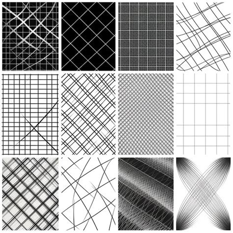 Premium Photo A Set Of Different Patterns For A Grid