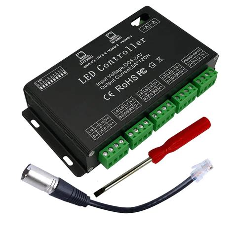 Aliexpress Buy Channel DMX Decoder DC V V LED RGB Strip Controller CH DMX