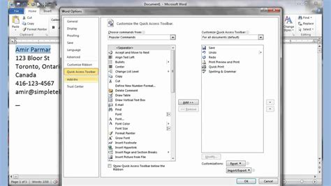 Microsoft Word 2007 2010 Basic Part 1 Youtube