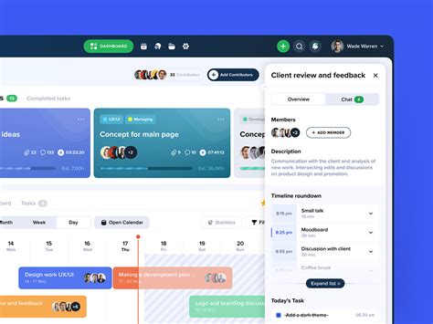 Dashboard Task Manager Ui Kit Behance