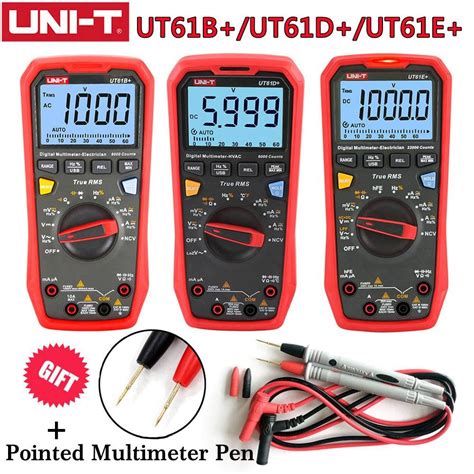 In Stock Uni T Ut61e Plus Ut61b Ut61d Digital Multimeter 1000v True
