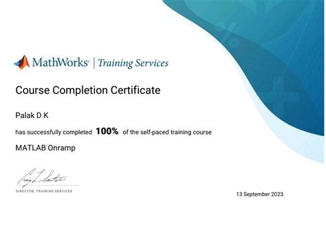 Palak D K On Linkedin Matlab Selfpacedlearning Skilldevelopment