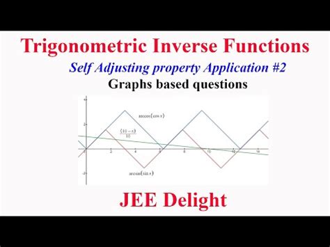 Solved Examples For JEE Inverse Trigonometric Functions 6 Video Lecture