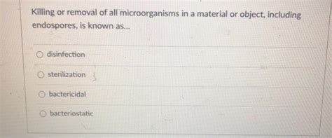 Solved An Agent That Inhibits Bacterial Growth Not Kill It