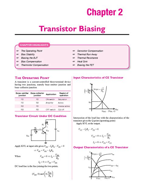 Transistor Biasing C At Richard Armes Blog