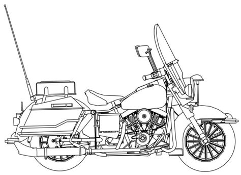Desenhos De Harley Davidson Para Colorir