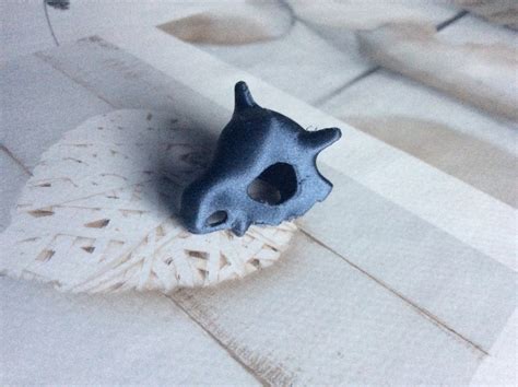 3d Printing Cubone Pokemon Skull Keychain・cults