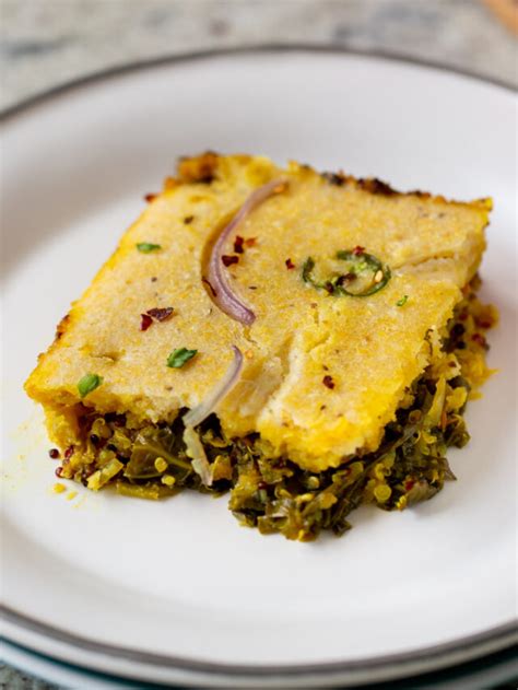 Saag Cornbread Casserole Vegan Richa