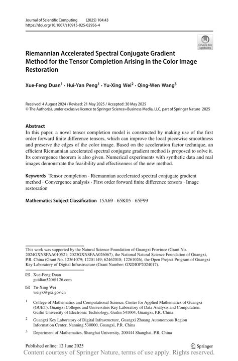 riemannian accelerated spectral conjugate gradient method for the