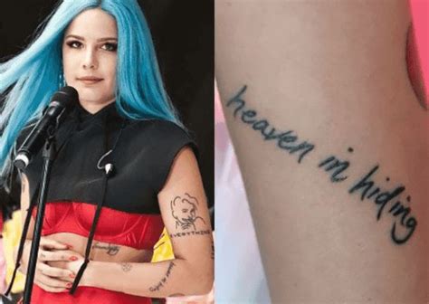 We Take A Look At All Of Halseys Tattoos Yes — All 27 Of Them And