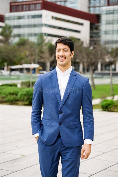 Confident Hispanic Businessman In Suit Stock Image Image Of Lifestyle Attire 310157893