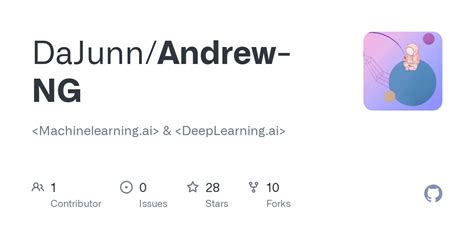 GitHub DaJunn Andrew NG