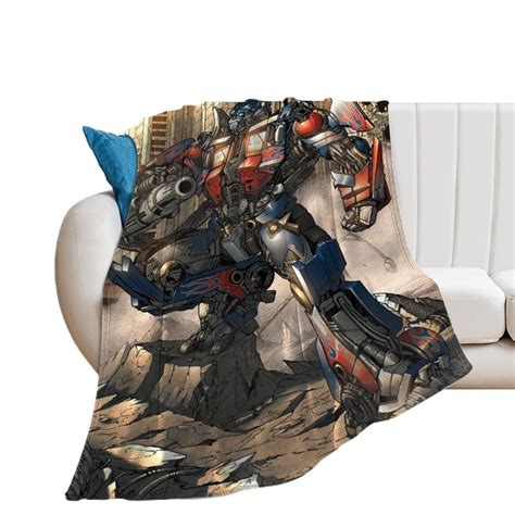 Transformers Throw Blanket Flannel Anime For Girls Boys Men Women