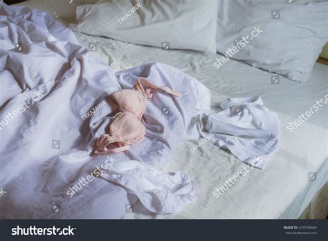 White Underwearbra No Body After Sex Stock Photo Shutterstock