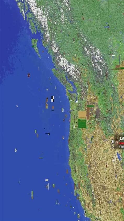 Map Of United States With Minecraft Locations In Ohio