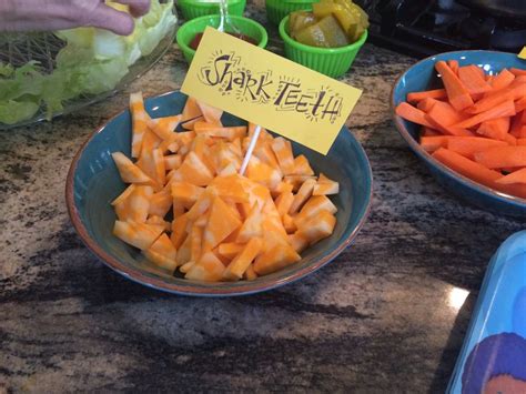 Shark Teeth Under Water Theme Bubble Guppies Party Snacks Bubbles