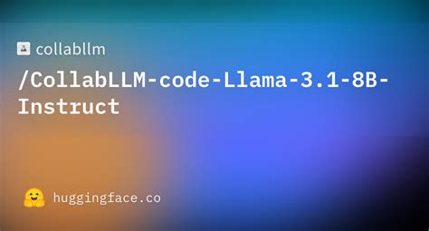 collabllm collabllm bigcodebench llama 8b · hugging face
