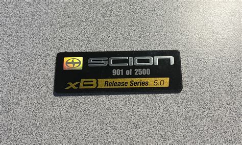 Scion Release Series Emblem Badge Oem Rare Scion Xb 50 Ebay