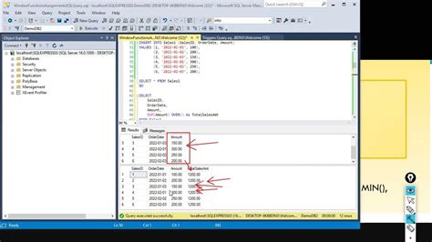 Analytic Functions In Sql Server Youtube