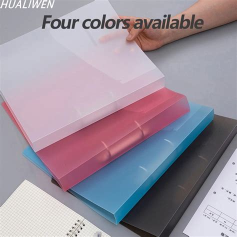 A4 파일 보관함 보관 폴더 파일링 제품 루즈 리프 바인더 학습 사무용품 2 홀화일 폴더 Aliexpress