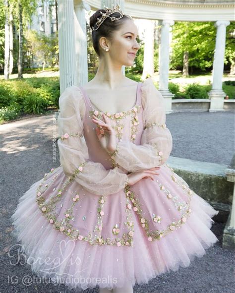 Sleeping Beauty Aurora Bell Tutu With Long Puff Sleeves Ballet Tutu