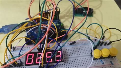 Digital Clock Using Arduino Uno With Scrolling Date Part YouTube