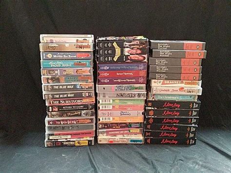 Lot Of Vhs Tapes