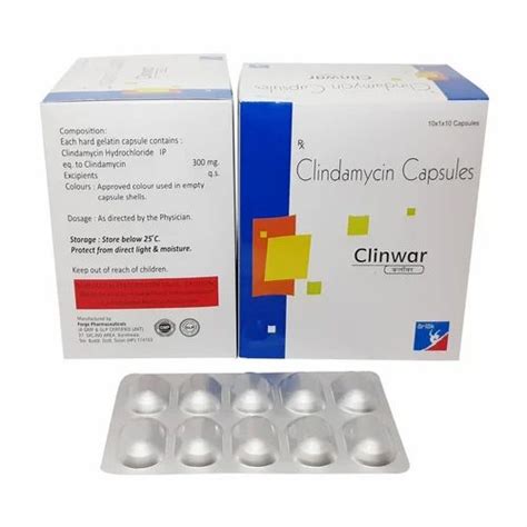 Clindamycin 300 Mg Antifungal Capsules At Rs 2327 Box Clindamycin Tablets In Jhansi Id