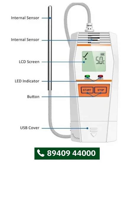 Ultra Low Dry Ice Temperature Data Logger SF At Piece USB Temperature Data