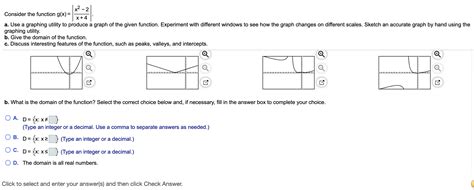 Solved X2 2 Consider The Function G X X 4 A Use A