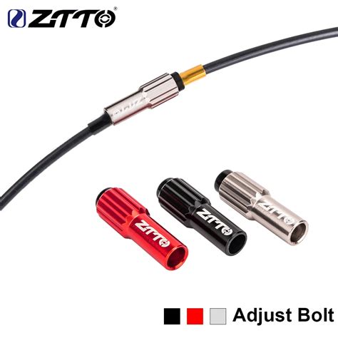 Ztto Mtb 도로 자전거 케이블 기어 시프트 커넥터 시프터 케이블 라인 마이크로 조절 나사 조절기 하우징 캡 조정