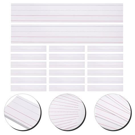 스트립 문장 규칙 단어 줄 지어 건조 삽입 바인더 지우기 A6 학습 빈 편집 가능한 스트립 종이 문구 플래시 유창한 단어