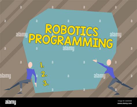 Text Sign Showing Robotics Programming Business Concept Software That
