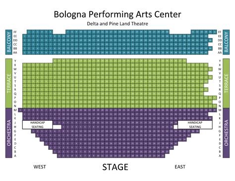 Bologna Performing Arts Center Seating Chart Bologna Pac