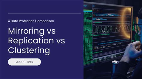 mirroring vs replication vs clustering a data protection comparison
