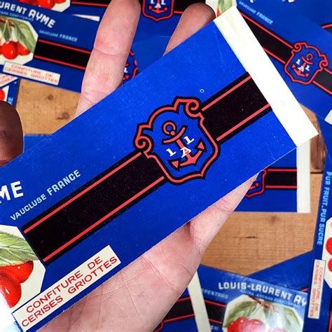 Big Cherry Jam Label 1950