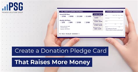 Create A Donation Pledge Card That Raises More Money