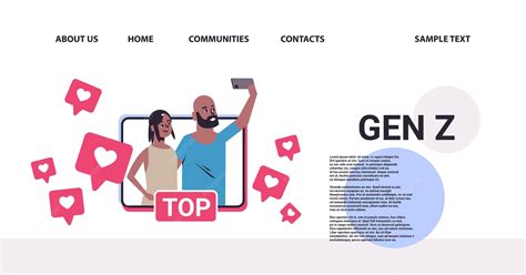 Premium Vector Social Media Influencers Watching Live Streaming Generation Z Lifestyle Concept