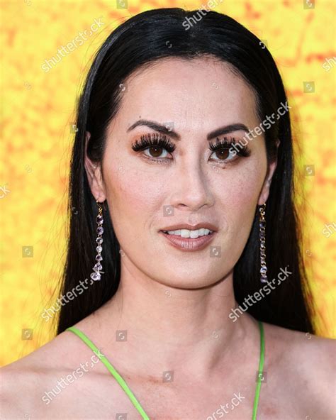 Canadian Actress Olivia Cheng Wearing Atelier Editorial Stock Photo