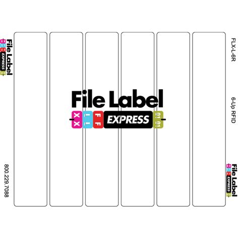 Rfid File Folder Labels File Label Express