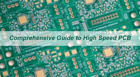 Vysokorýchlostné Dosky Plošných Spojov Odbornosť V Oblasti Návrhu