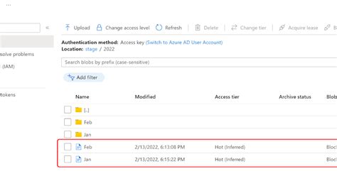 microsoft bi tools adf snack empty file when creating new folder