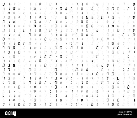 Binary Code Stream Background Data Vector Design Stock Vector Image Art Alamy