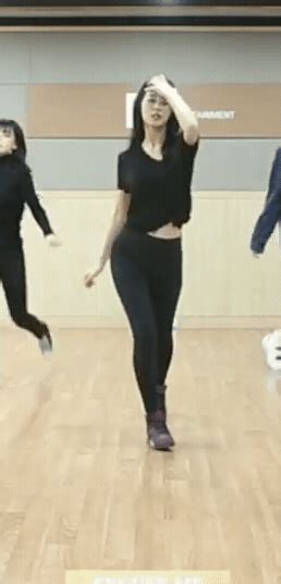 Instiz 170201 Seolhyun Black Short Sleeve Tee For Dance Practice