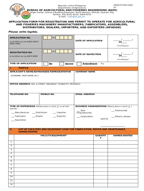 APPLICATION FOR REGISTRATION OF Doc Template PdfFiller