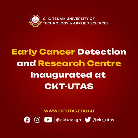 Inauguration Of An Early Cancer Detection And Research Centre At Ckt