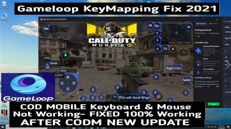 How To Fix Key Mapping Issue In Codm Garena Gameloop 2021 Key Mapping